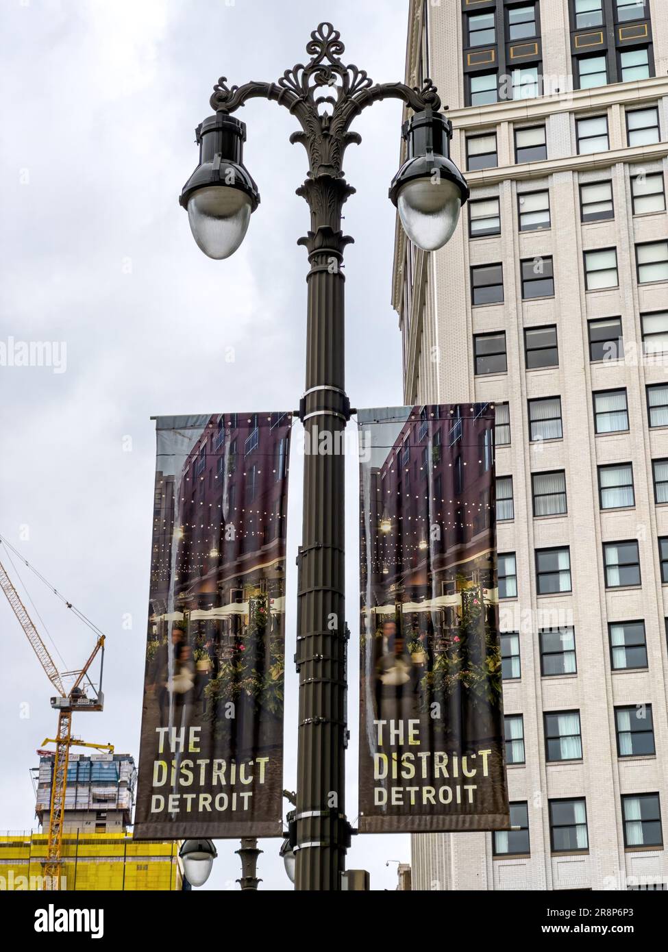 The District Detroit - DETROIT, UNITED STATES - JUNE 10, 2023 Stock ...