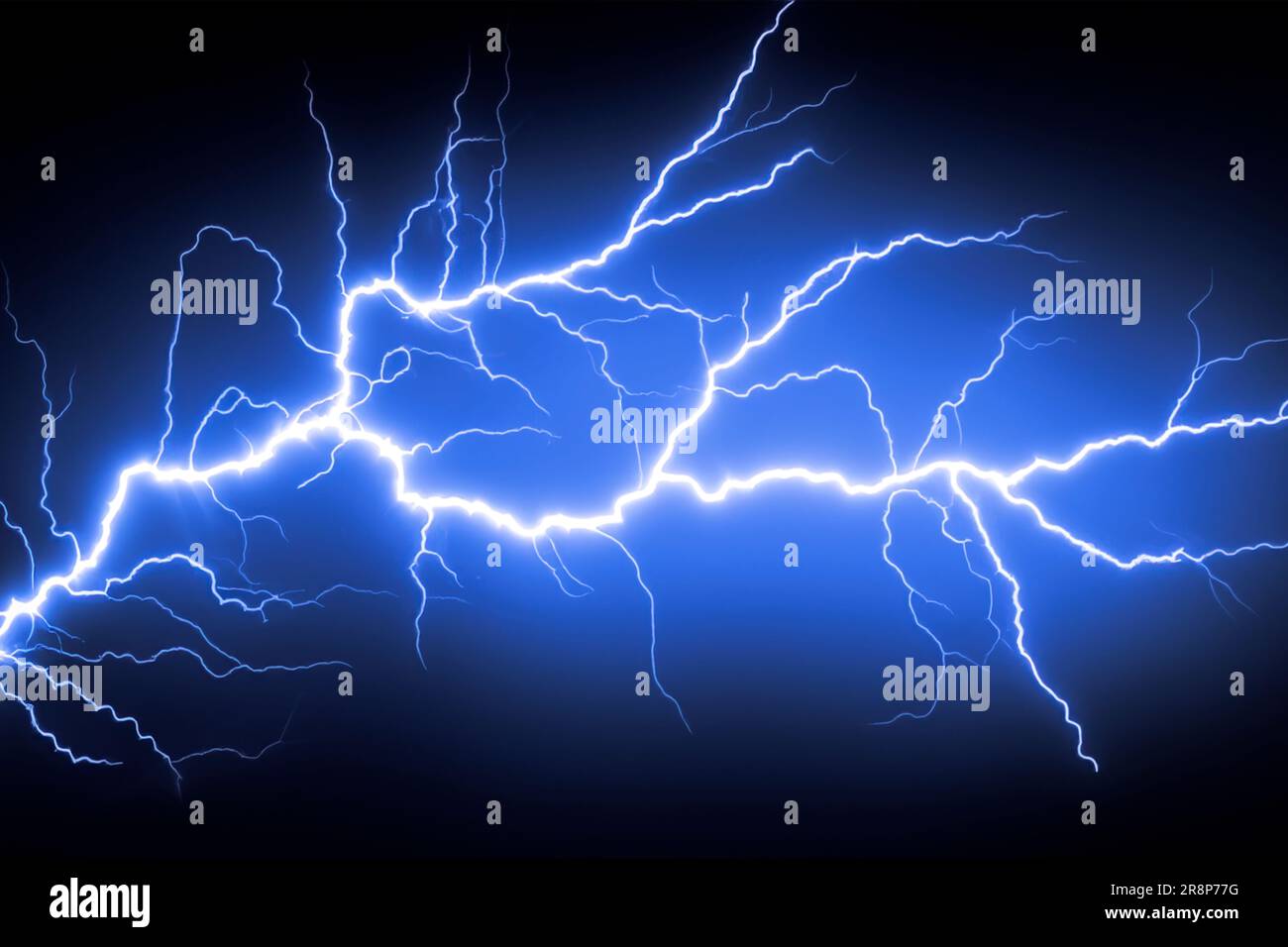 Ray. Texas. Lightning storm. Lightning bolt storm. Fork lightning striking. Lightning ...