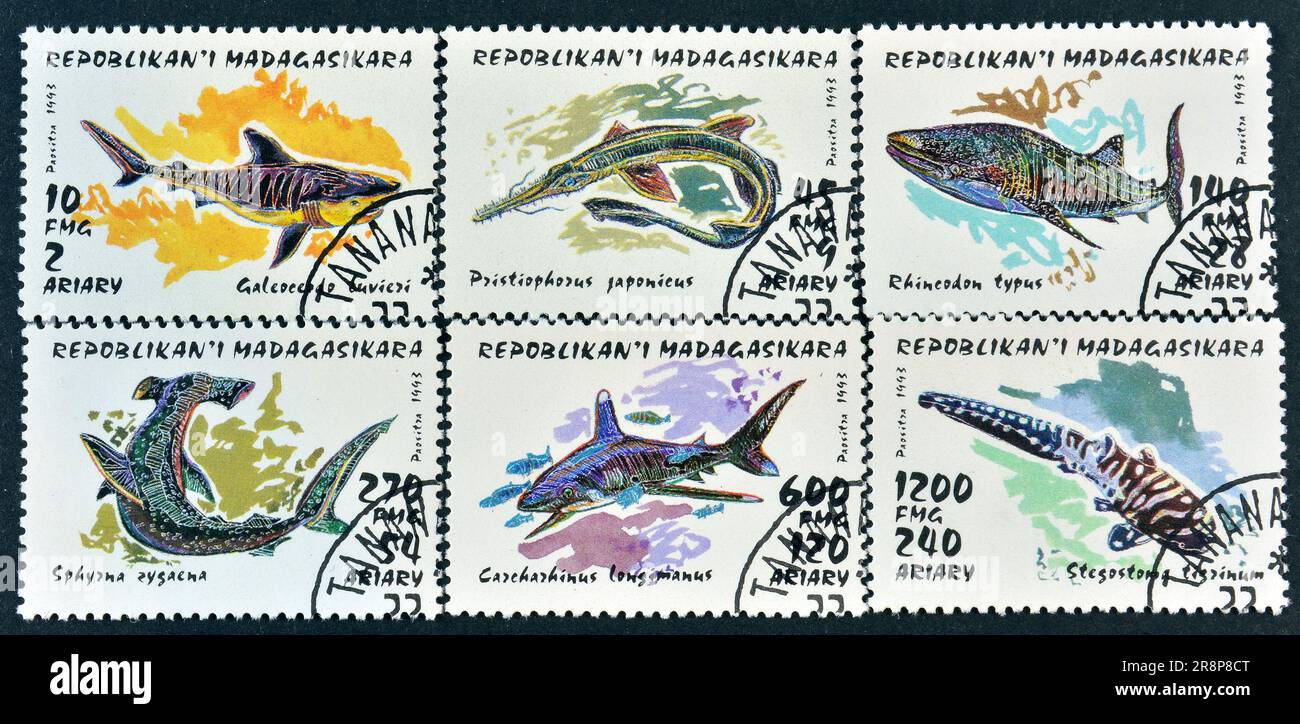 Japanese fish stamps hi-res stock photography and images - Alamy