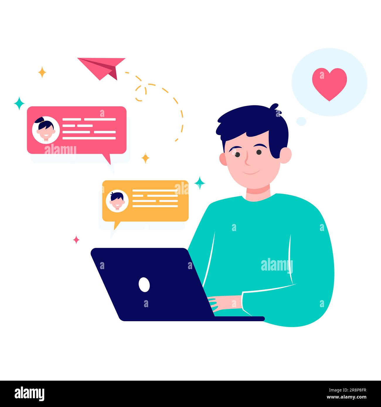 Finding partner Stock Vector Images - Alamy