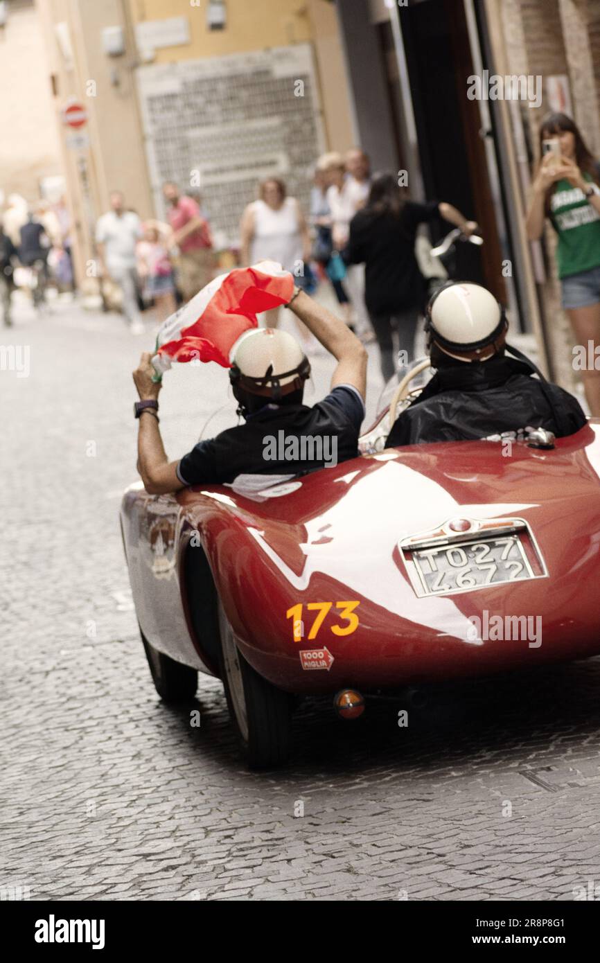 Pesaro , ITALY - jun 14 - 2023 : O.S.F.A. FIAT LANCIA ARDEA ...