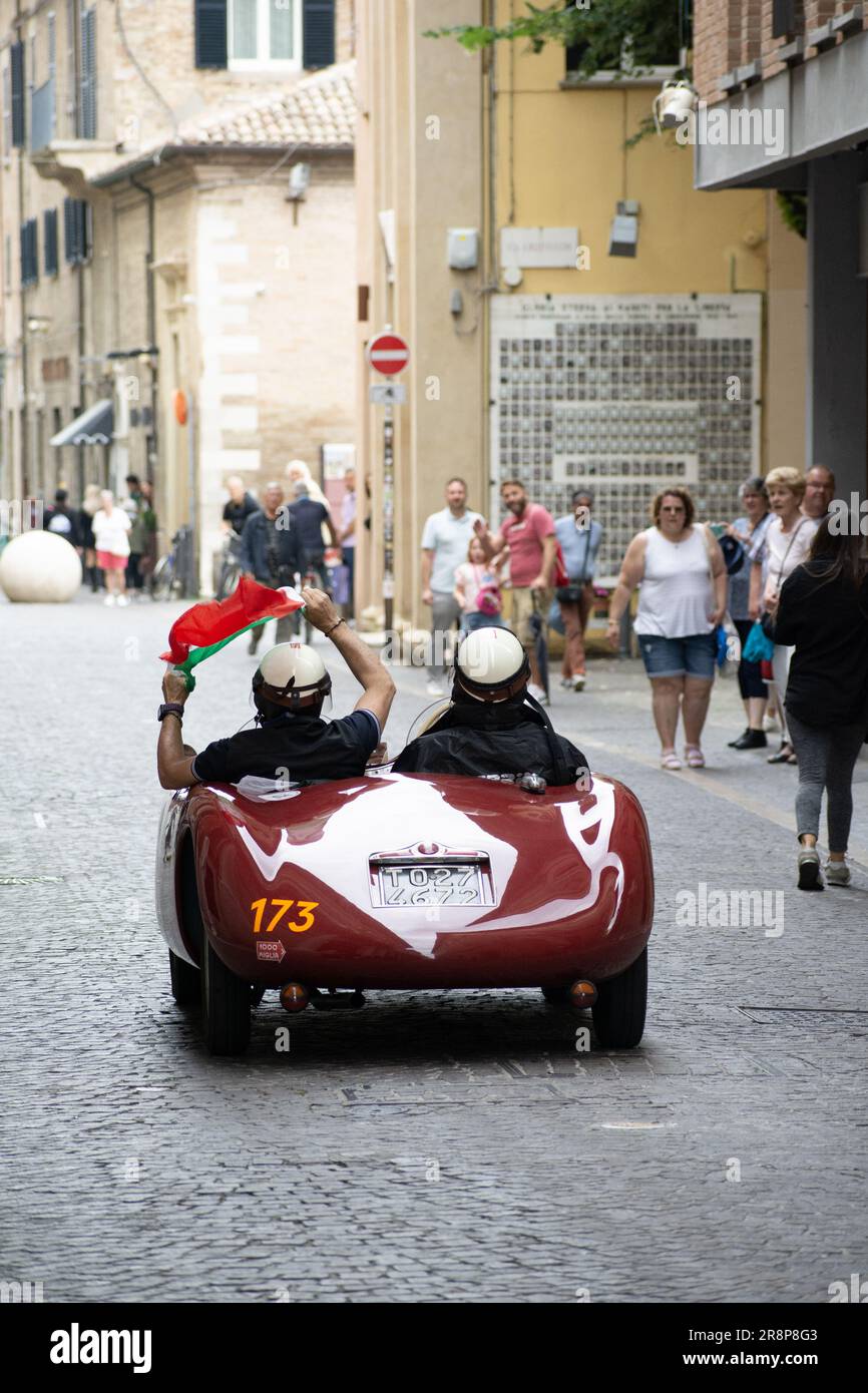 Pesaro , ITALY - jun 14 - 2023 : O.S.F.A. FIAT LANCIA ARDEA ...