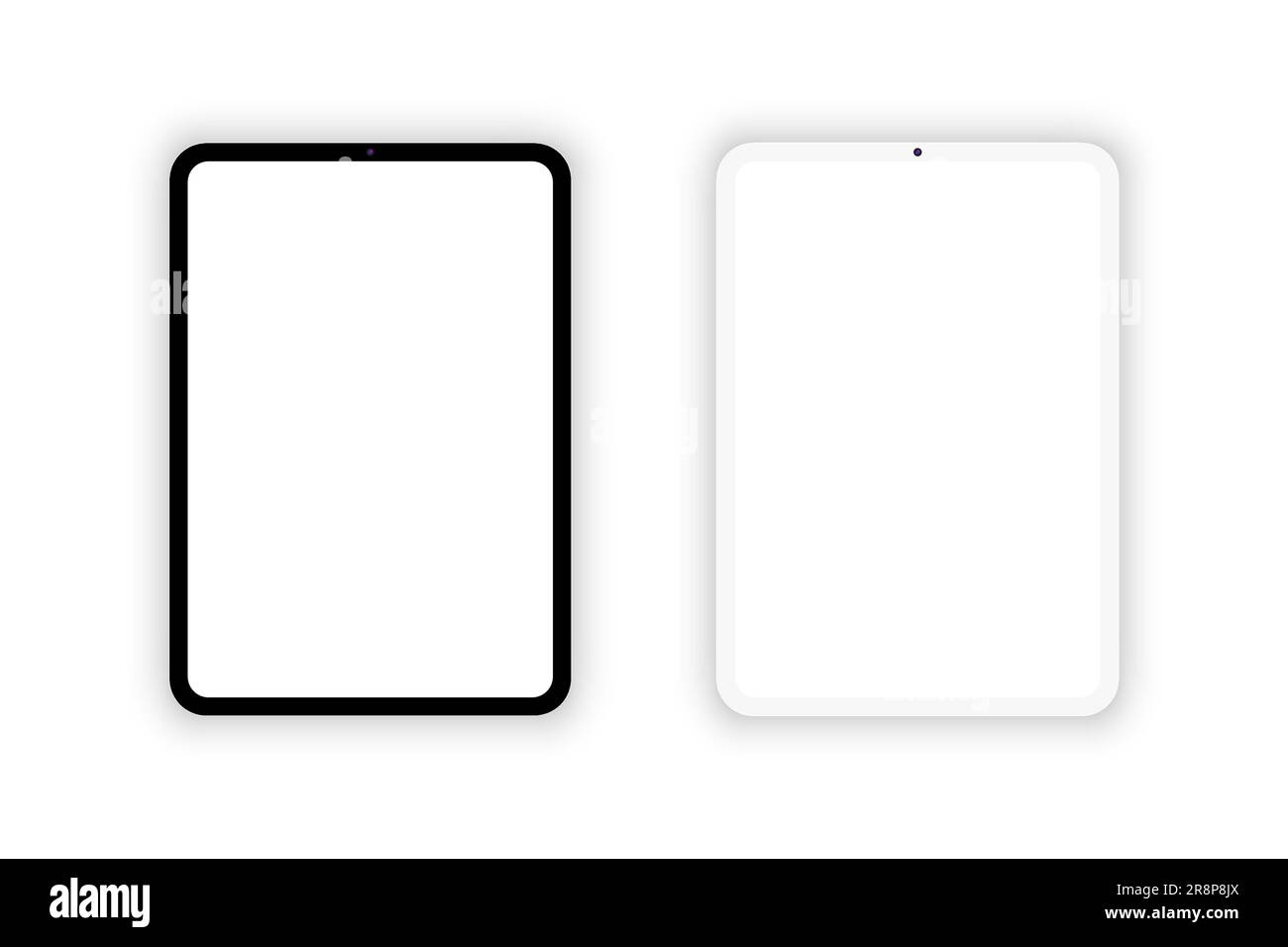 modern computer tablet mock up. Vector illustration Stock Vector Image ...