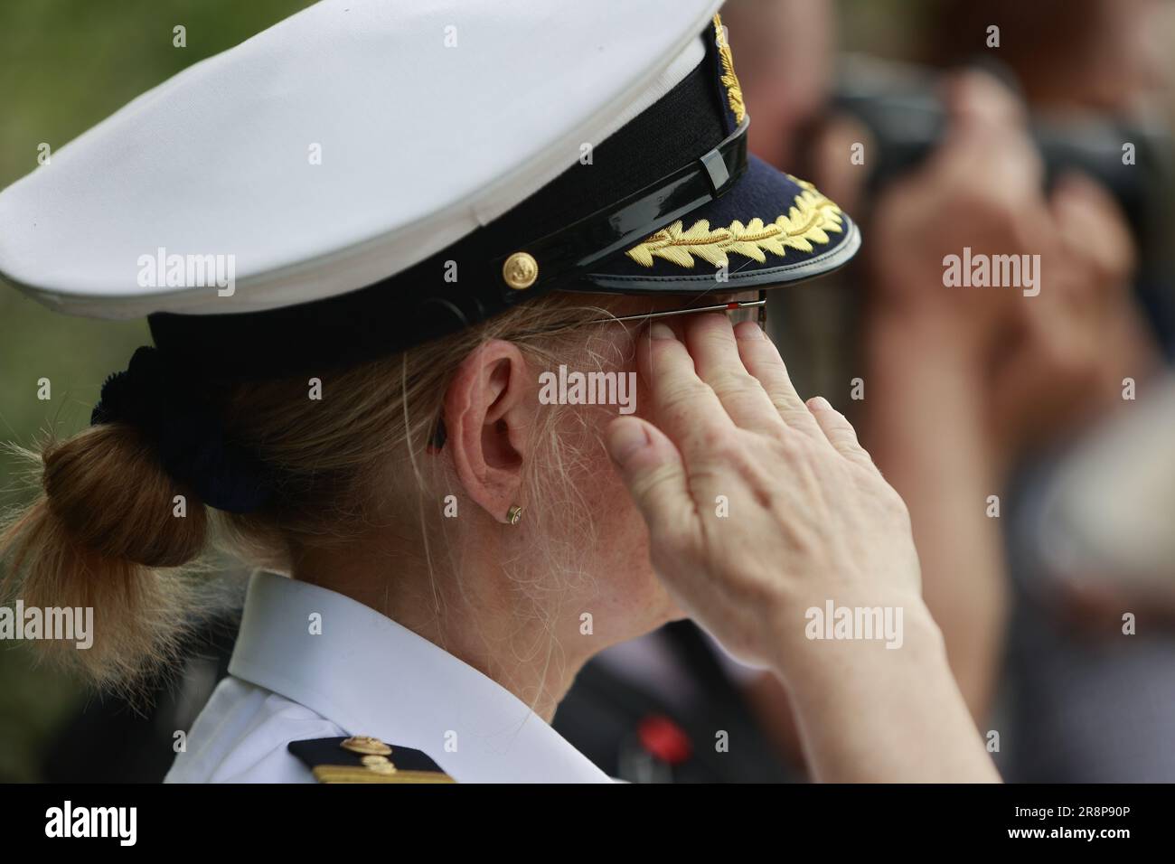 Blankenburg, Germany. 22nd June, 2023. A member of the German Armed ...