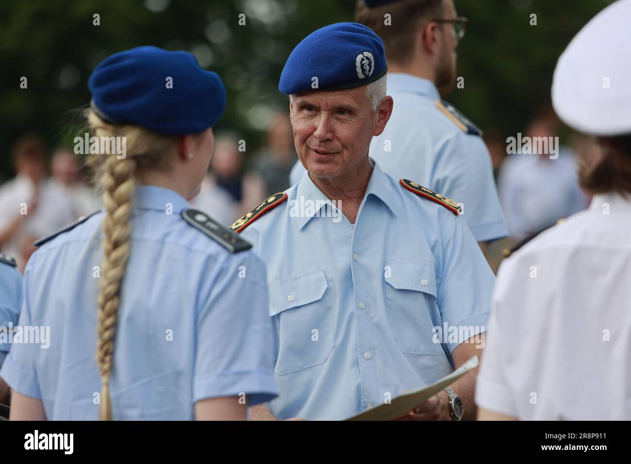 Blankenburg, Germany. 22nd June, 2023. Surgeon General Stephan Schmidt ...