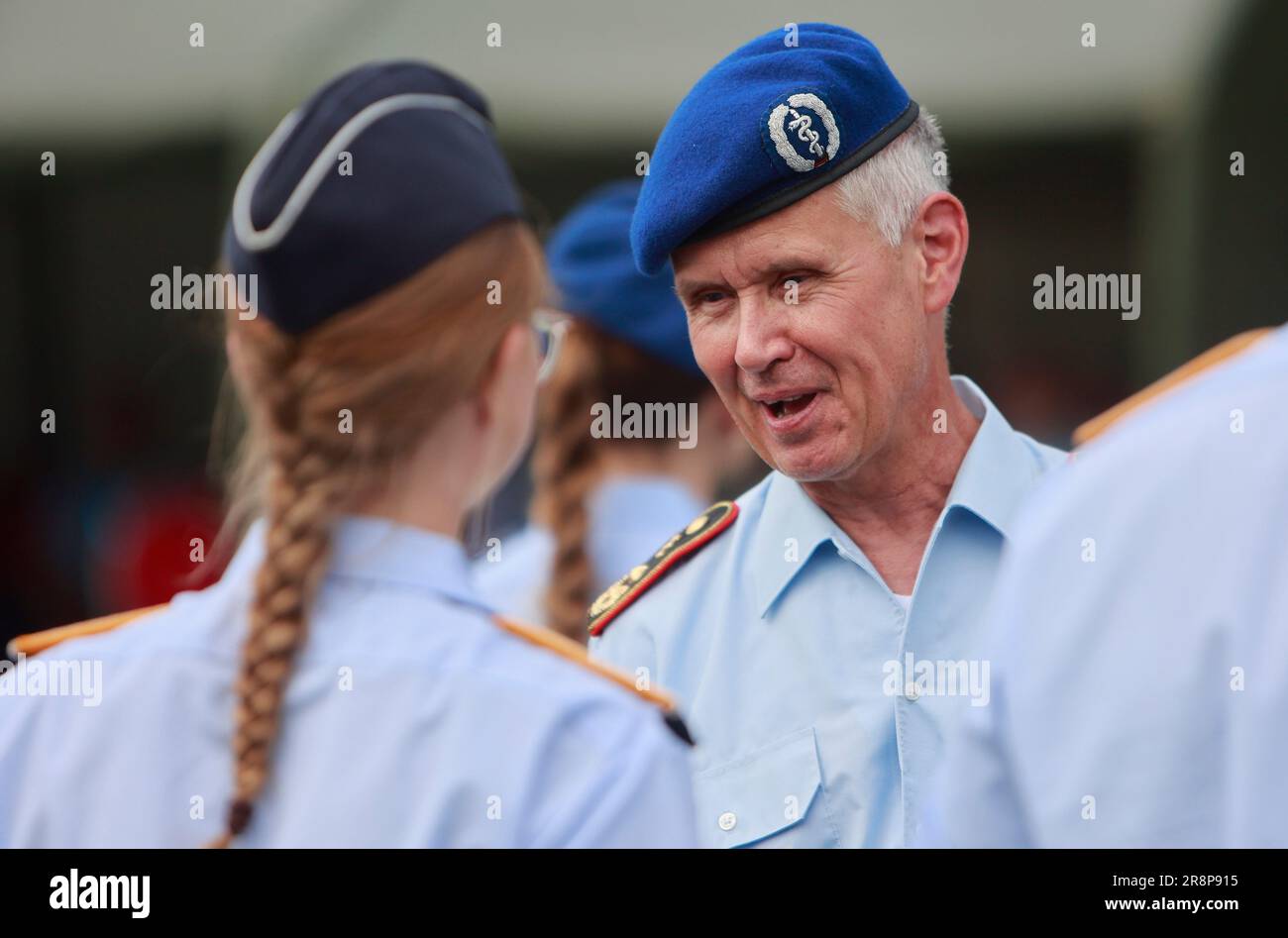 Blankenburg, Germany. 22nd June, 2023. Surgeon General Stephan Schmidt ...