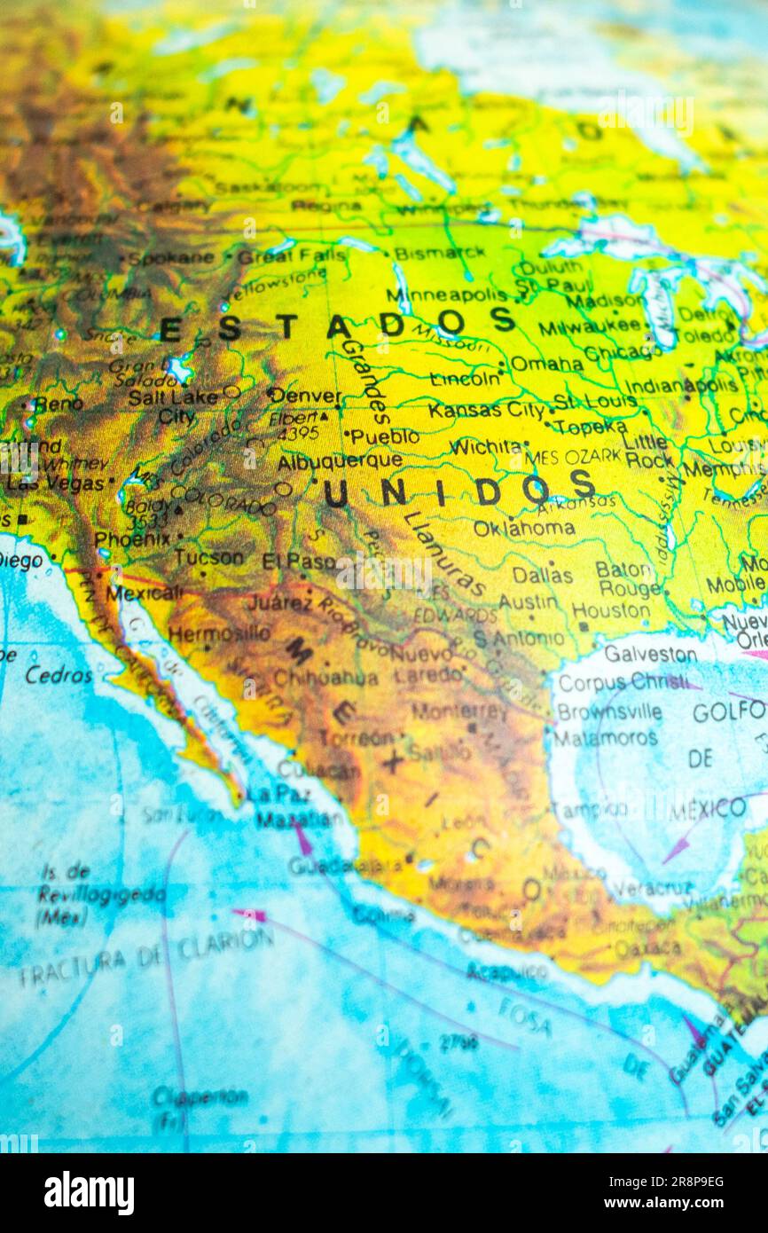 High resolution image outline map hi-res stock photography and images ...