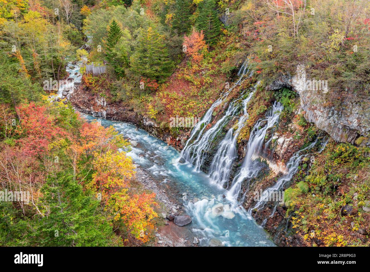 Shirahigenotaki waterfall hi-res stock photography and images - Alamy