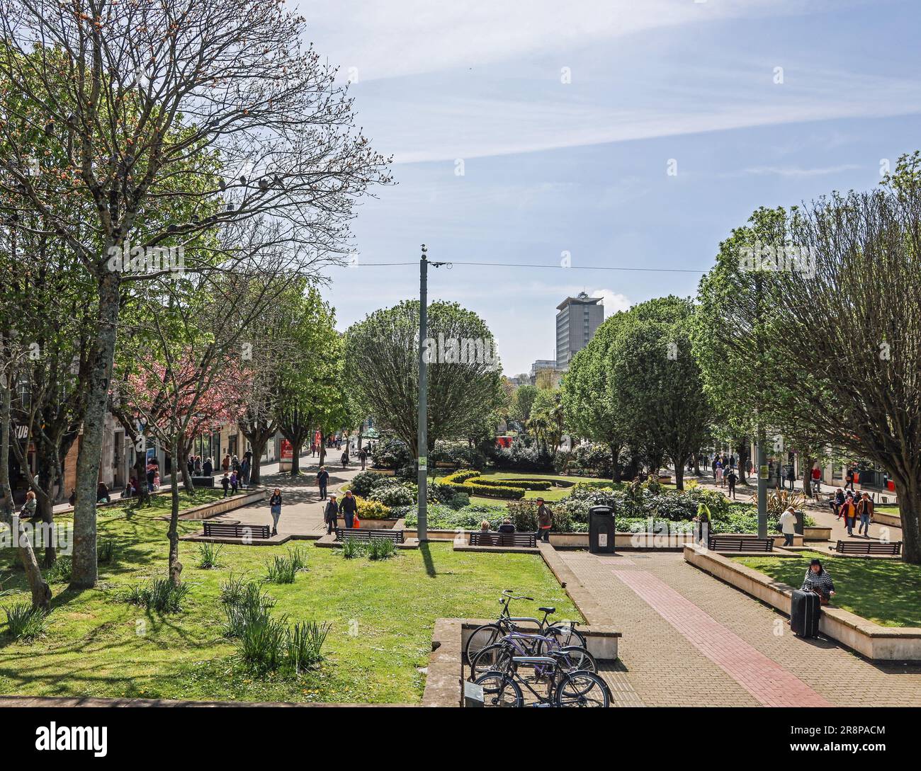 Armada Way, Plymouth Shot from a high vantage point, taken in 2019 ...