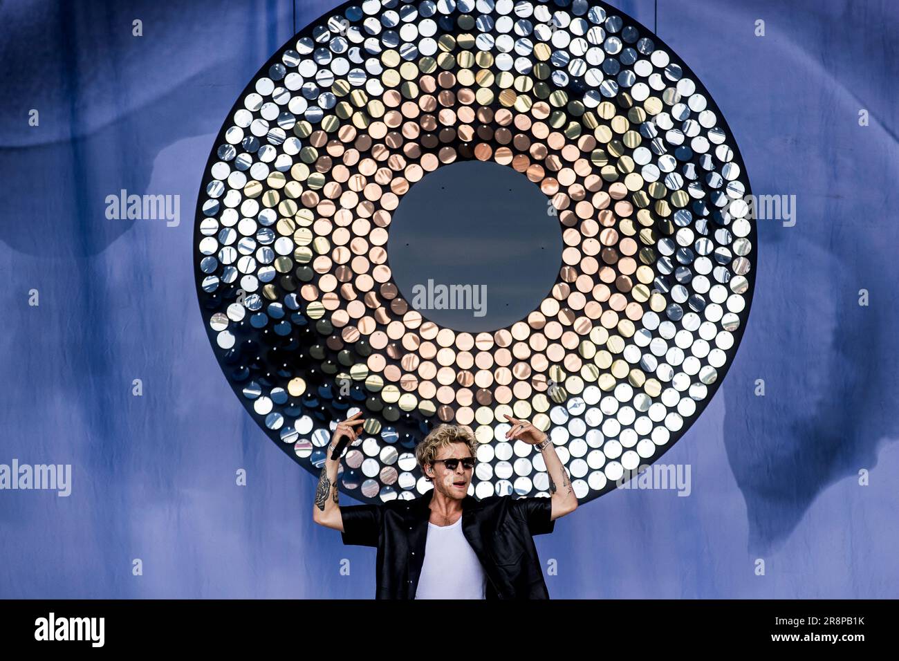 Odense, Denmark. 22nd June, 2023. The Danish pop singer and songwriter ...