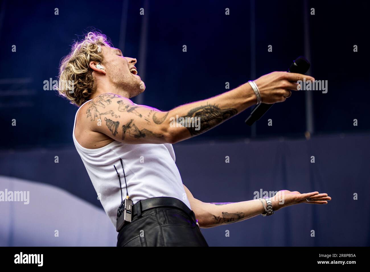 Odense, Denmark. 22nd June, 2023. The Danish pop singer and songwriter ...