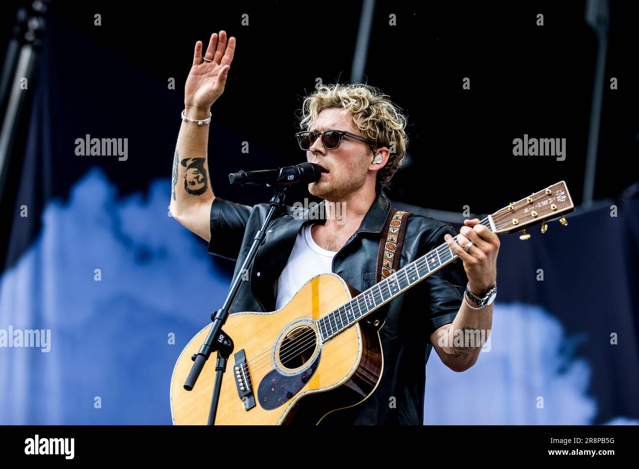 Odense, Denmark. 22nd June, 2023. The Danish pop singer and songwriter ...