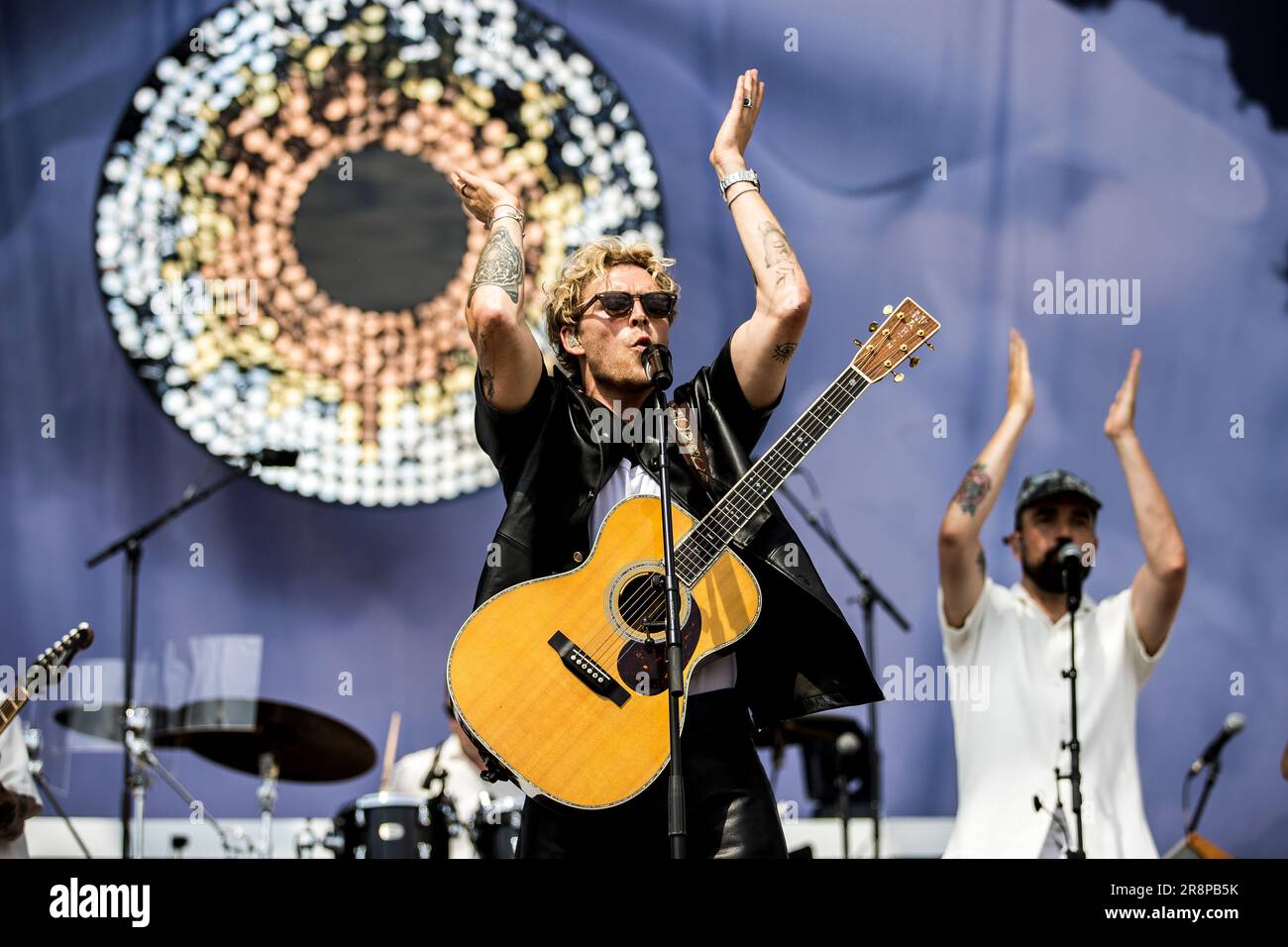 Odense, Denmark. 22nd June, 2023. The Danish pop singer and songwriter ...