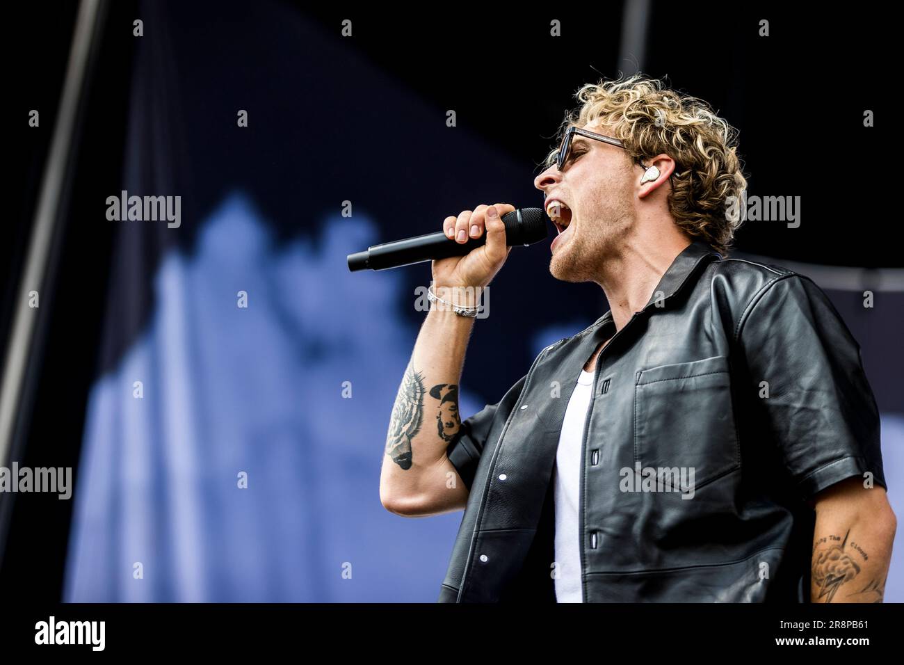 Odense, Denmark. 22nd June, 2023. The Danish pop singer and songwriter ...
