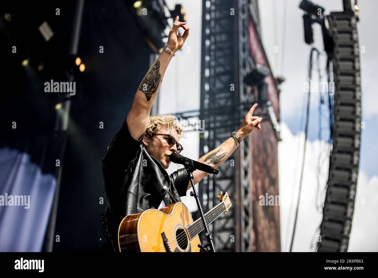 Odense, Denmark. 22nd June, 2023. The Danish pop singer and songwriter ...