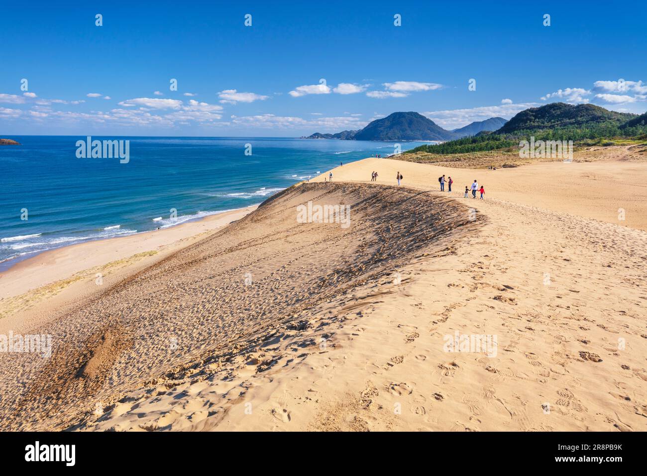 Tottori Sand Dunes and the Sea of Japan Stock Photo - Alamy