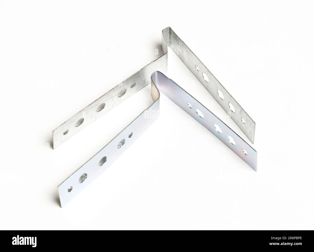 Angle metal profiles, isolated on white background Stock Photo - Alamy