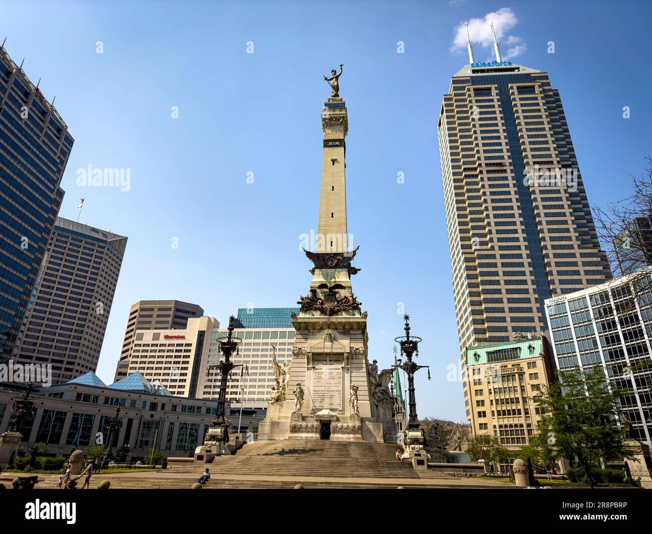 Soldiers and Sailors Monument in Indianapolis - INDIANAPOLIS, UNITED ...