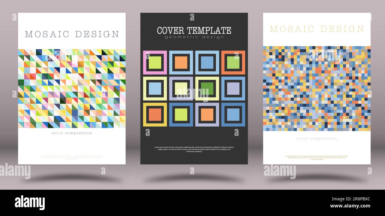 A set of templates for backgrounds, covers, screensavers, websites and ...