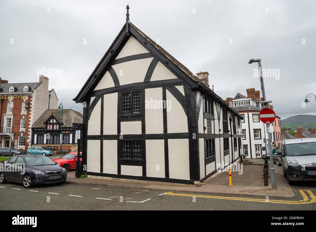 The old courthouse in St Peter's Square, Ruthin, Denbighshire, North ...