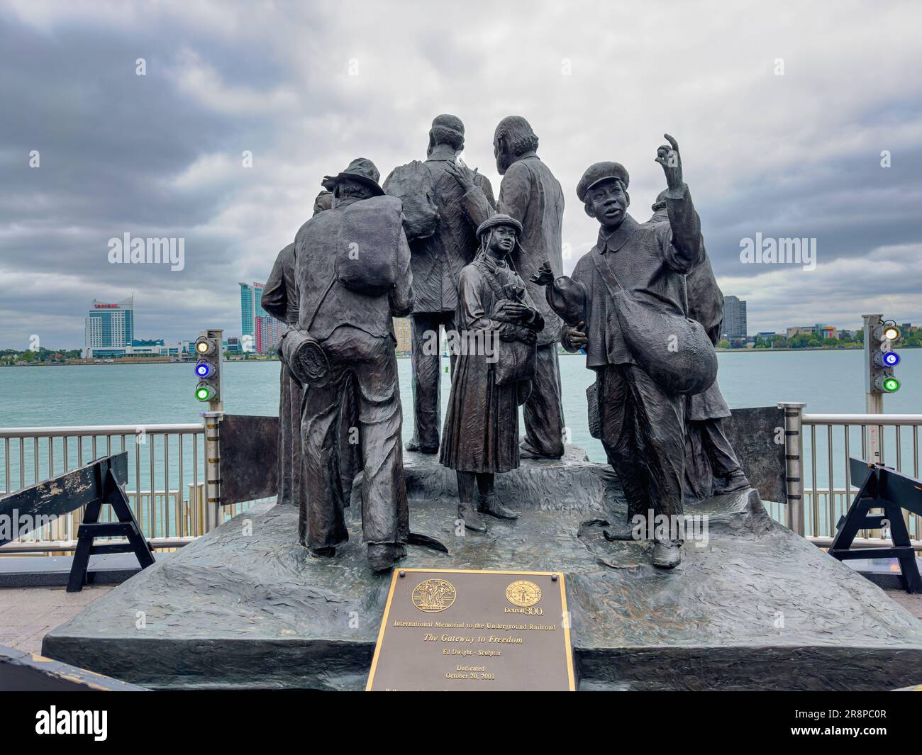 The Gateway to Freedom Memorial in Detroit - DETROIT, UNITED STATES ...