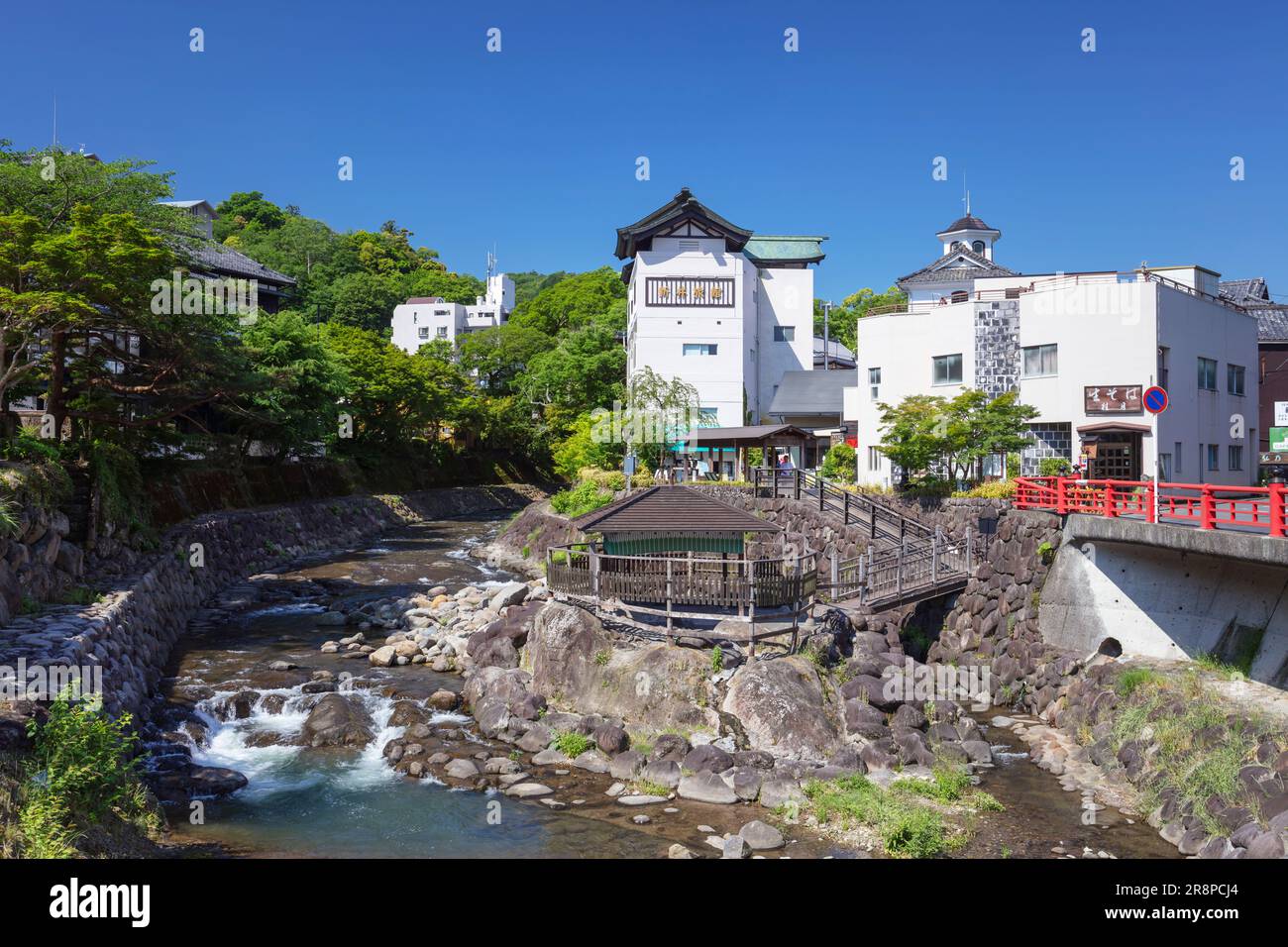 Shuzenji Onsen and Tokko-no-yu Stock Photo - Alamy