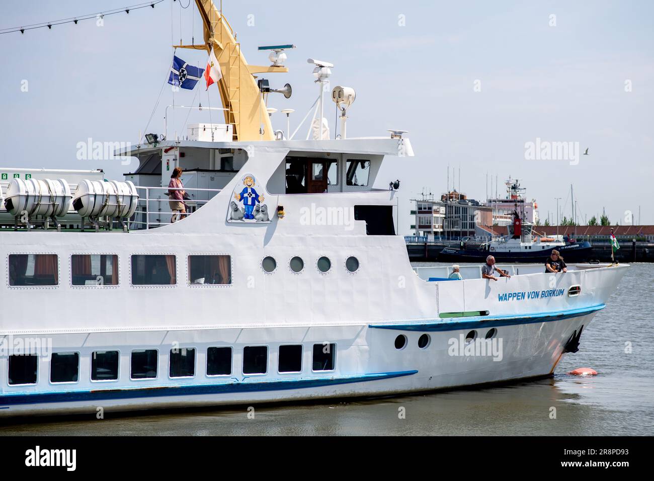 Cuxhaven, Germany. 22nd June, 2023. The excursion ship "Wappen vom ...