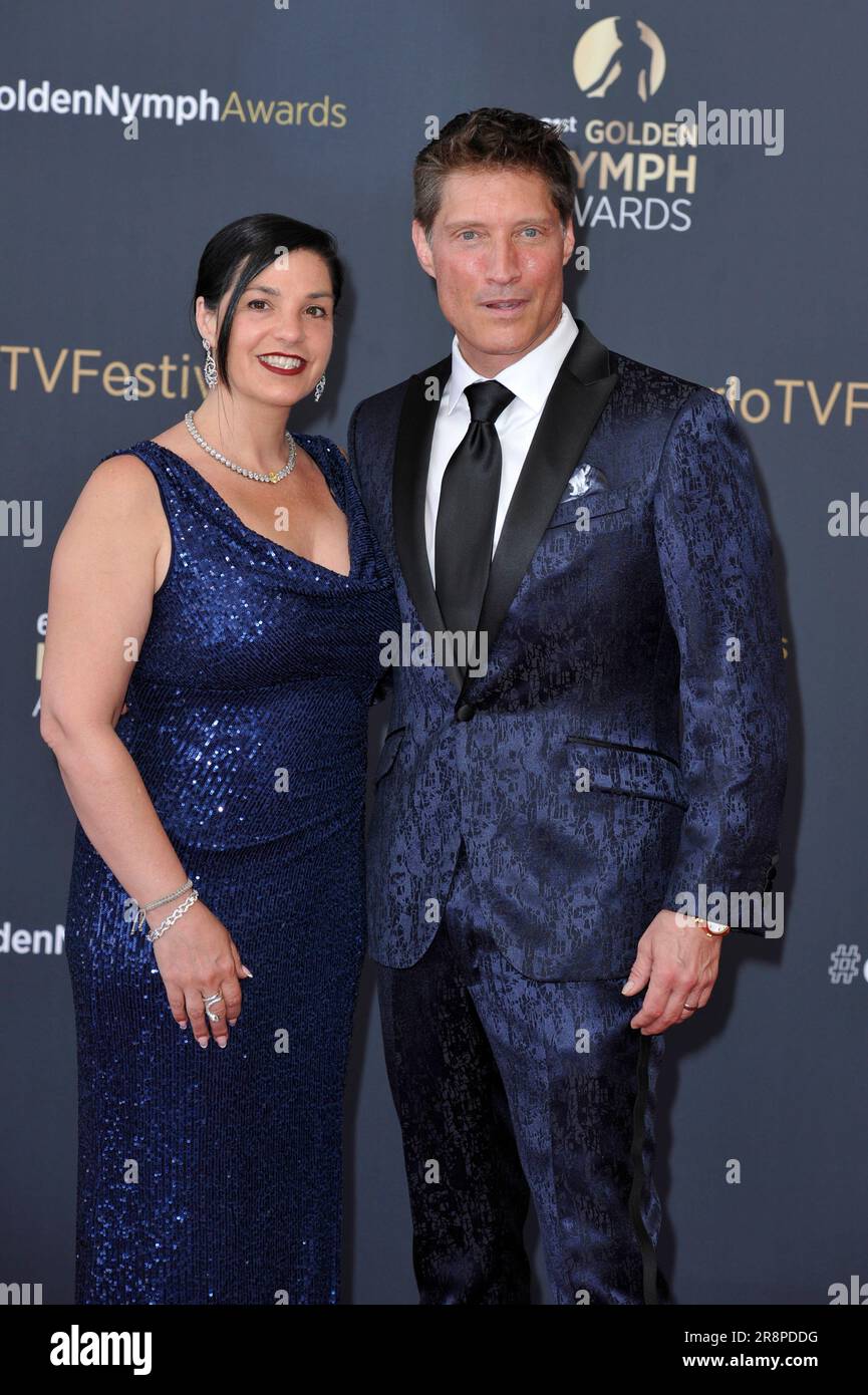 MONTE-CARLO, MONACO - JUNE 20: Sean Kanan, Michele Vega , attend the ...