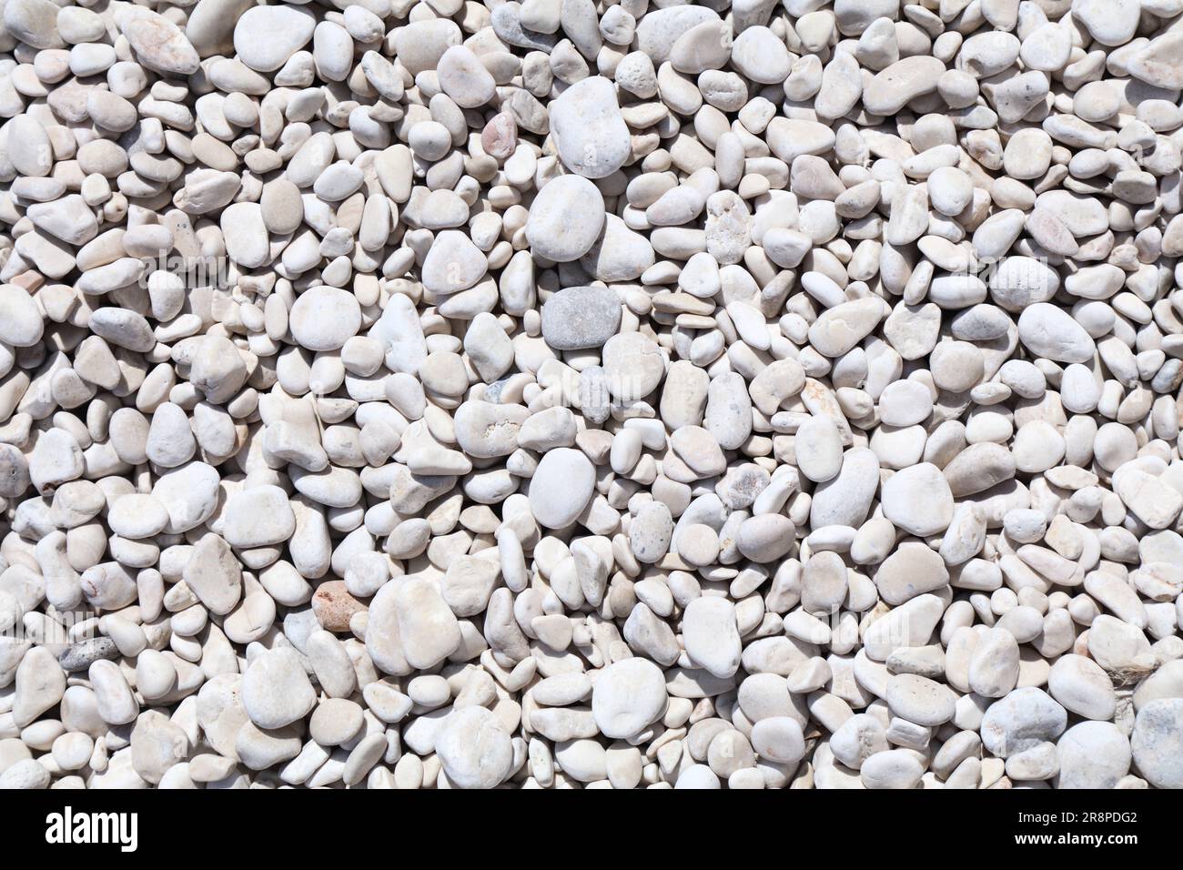 White zen stone beach texture in Sardinia island, Italy. White stone ...