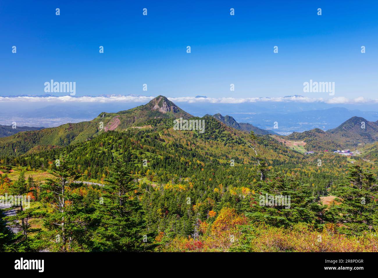 Shiga Highlands and the Northern Alps Stock Photo - Alamy