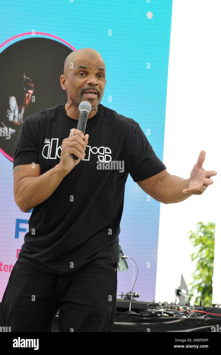 CANNES, FRANCE - JUNE 19: Darryl Mc Daniels speaker at Cannes Lions ...
