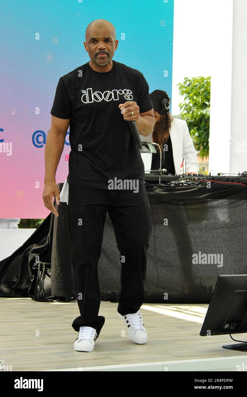 CANNES, FRANCE - JUNE 19: Darryl Mc Daniels speaker at Cannes Lions ...