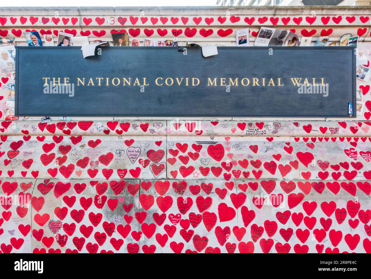 The National Covid Memorial Wall, London Stock Photo - Alamy