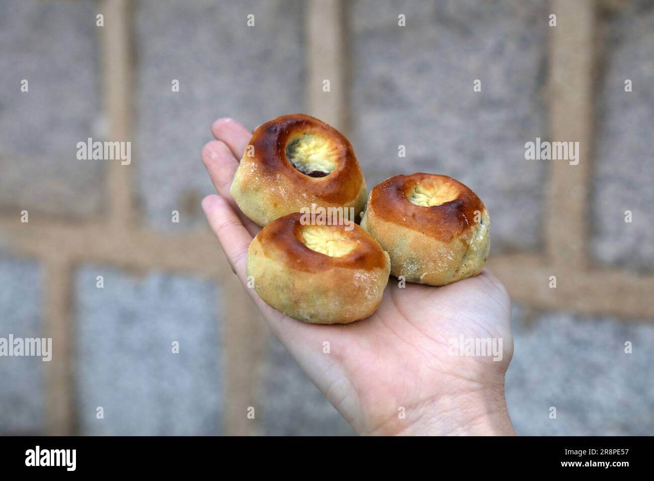 Gyeongju bread (Hwangnam-ppang) - local specialty pastry in Korean ...