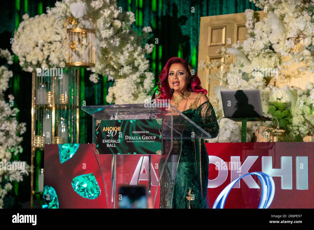 Raj Girn speaks attends ANOKHI's 20th anniversary awards gala at the ...