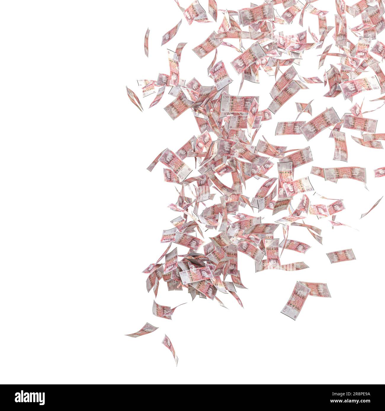 Money rain isolated hi-res stock photography and images - Alamy
