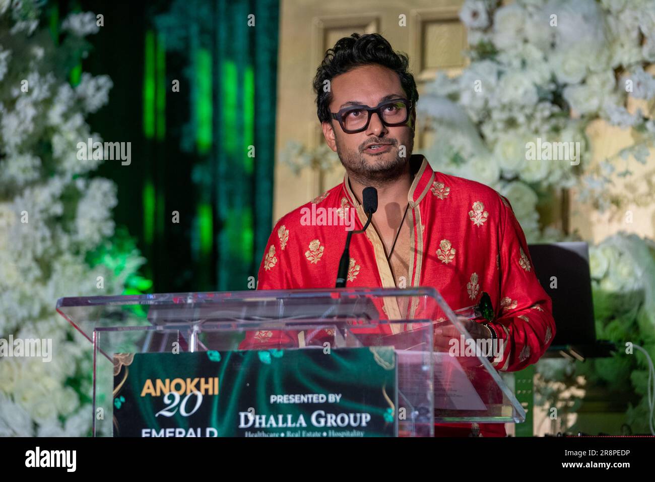 Raghav Receives the ANOKHI Emerald Award For Excellence In Music Artistry, presented by the ...