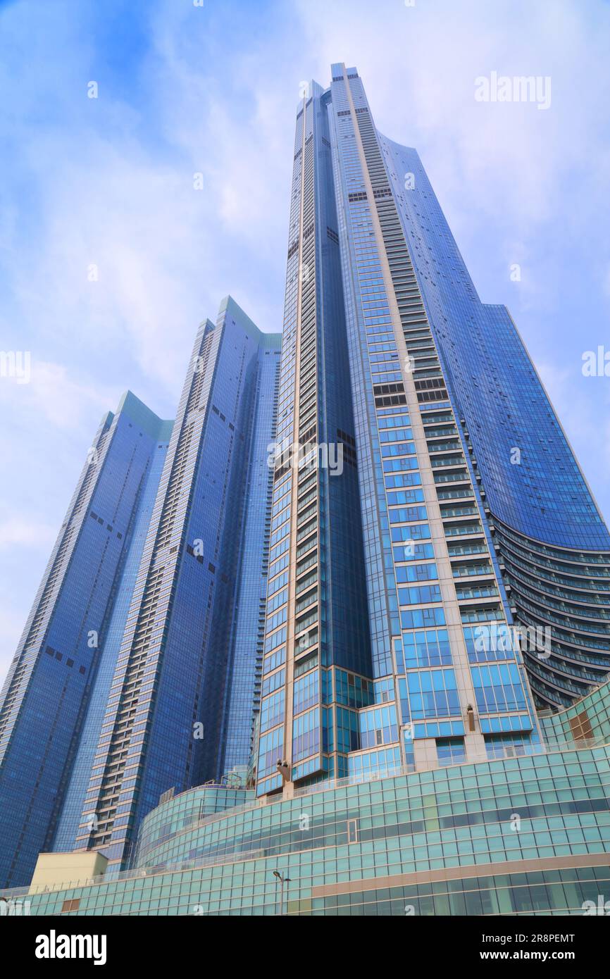 BUSAN, SOUTH KOREA - MARCH 29, 2023: Haeundae LCT The Sharp modern ...