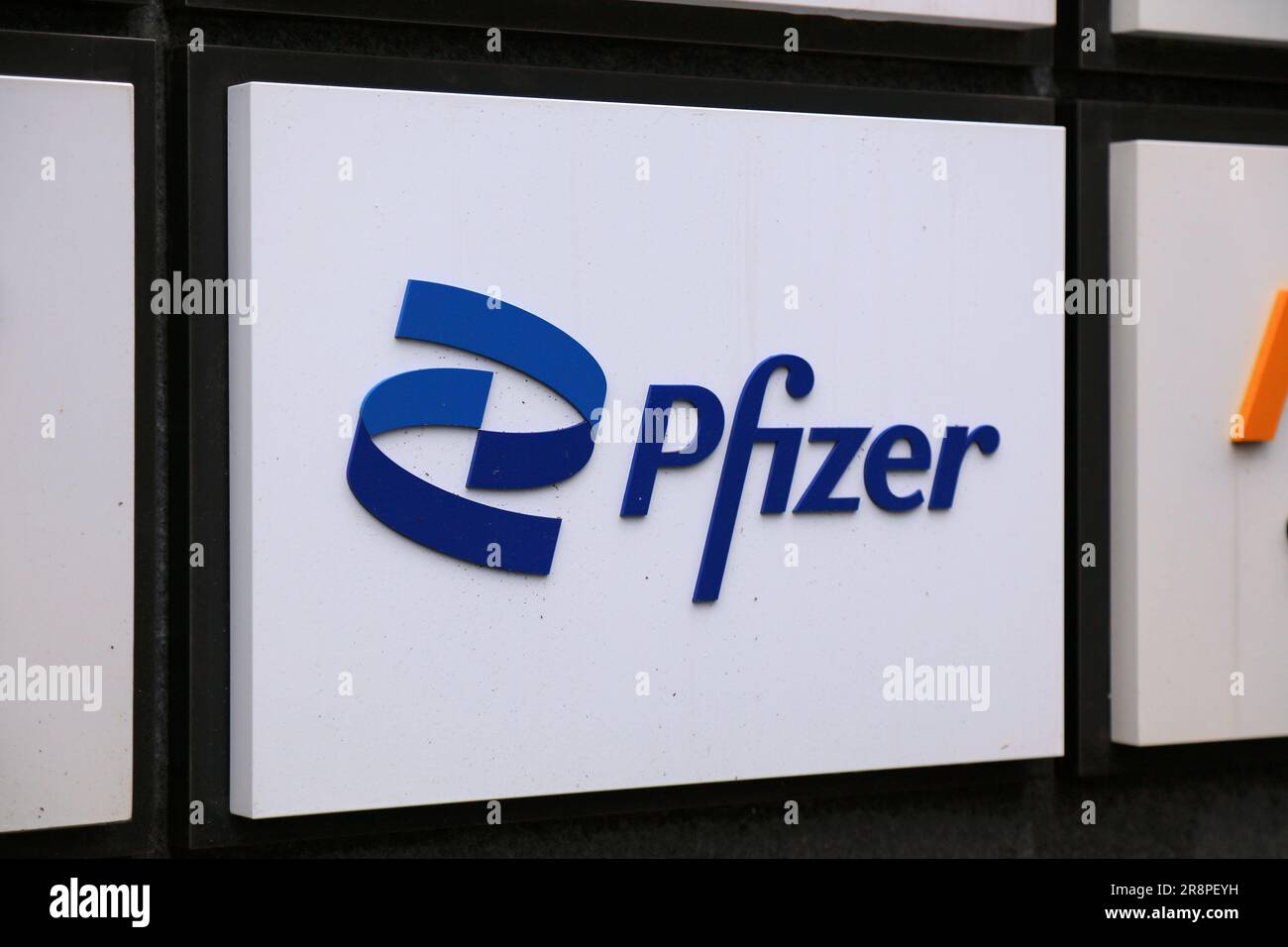 SEOUL, SOUTH KOREA - APRIL 6, 2023: Pfizer company office in Seoul ...