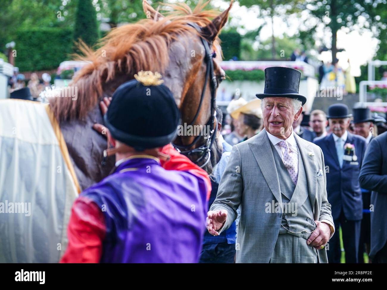 King charles iii horse racing hi-res stock photography and images - Alamy