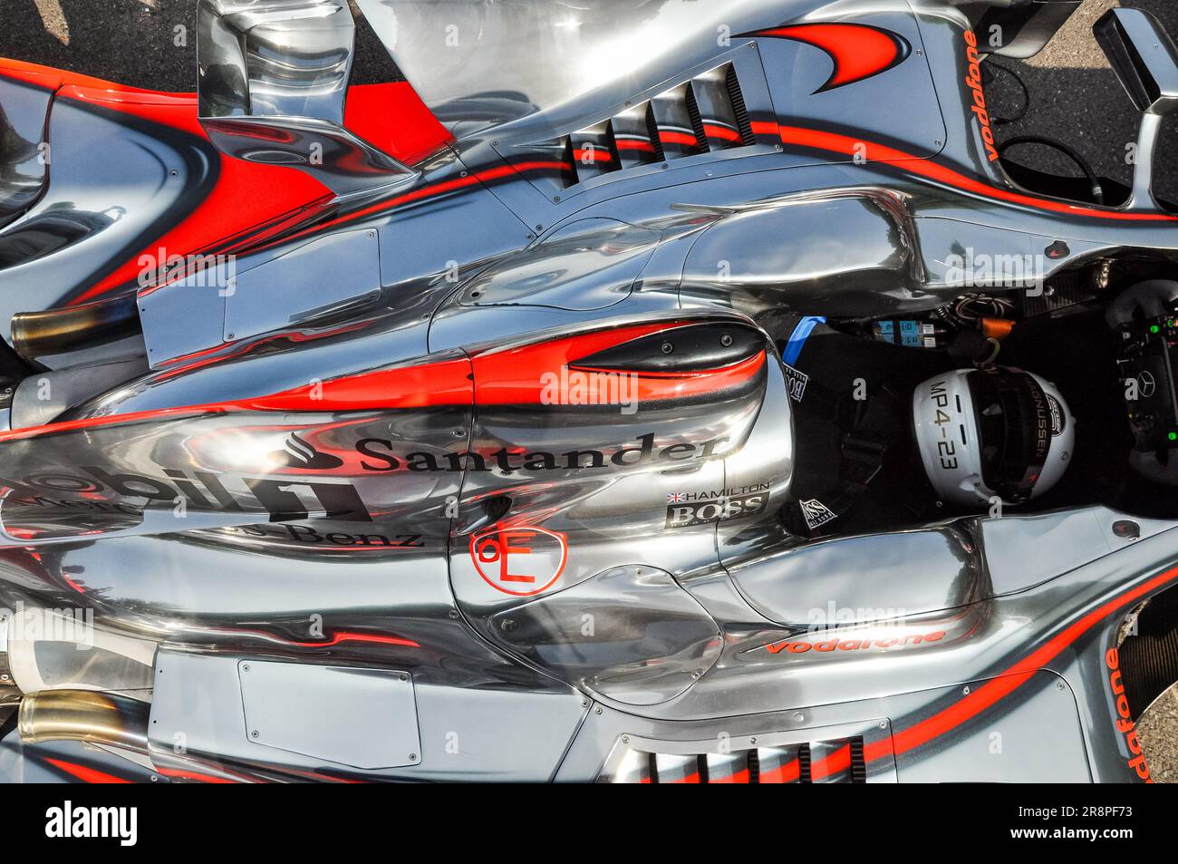 McLaren MP4-23 Formula 1 Grand Prix racing car at the Goodwood Festival ...