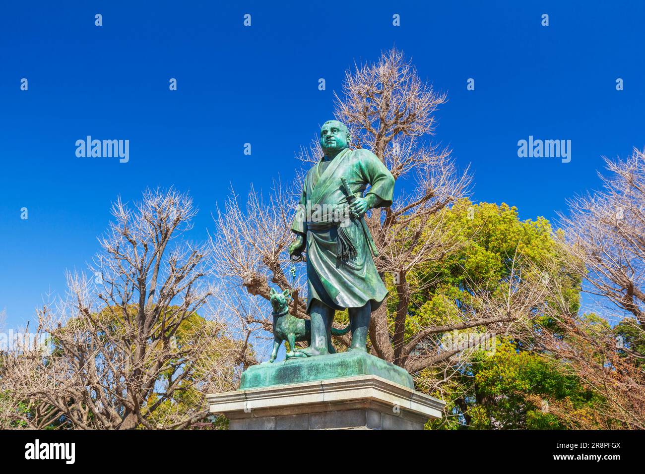 Statue of Takamori Saigo Stock Photo - Alamy