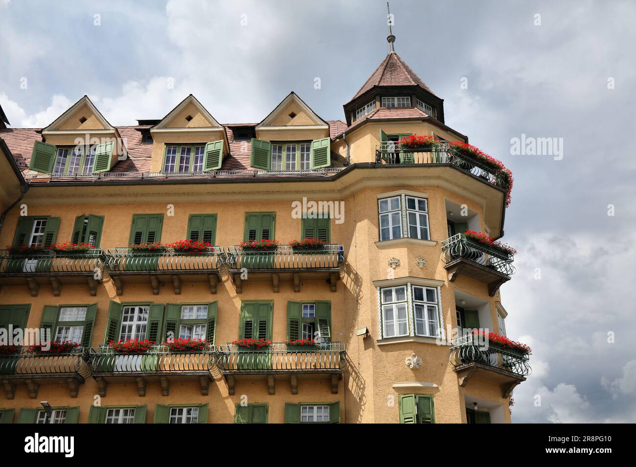 Town of Velden am Worther See. Austria landmarks in State of Carinthia ...