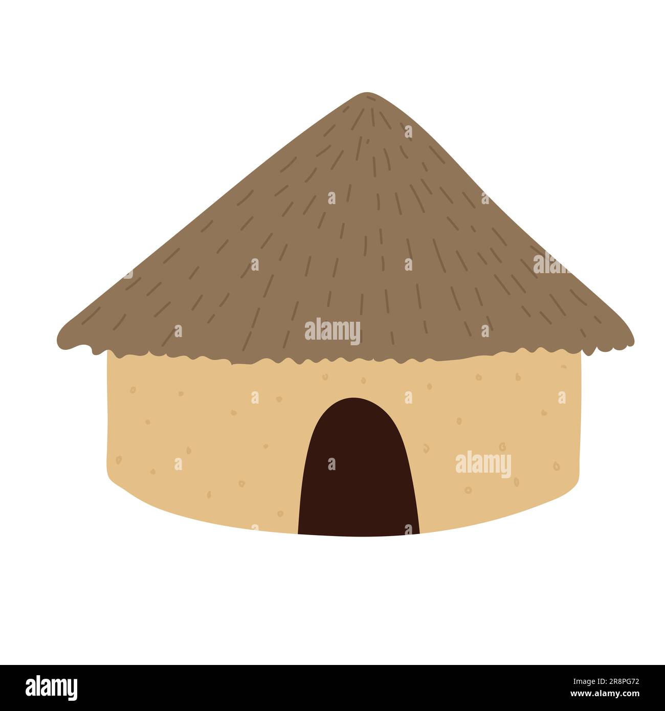 African Hut Clipart