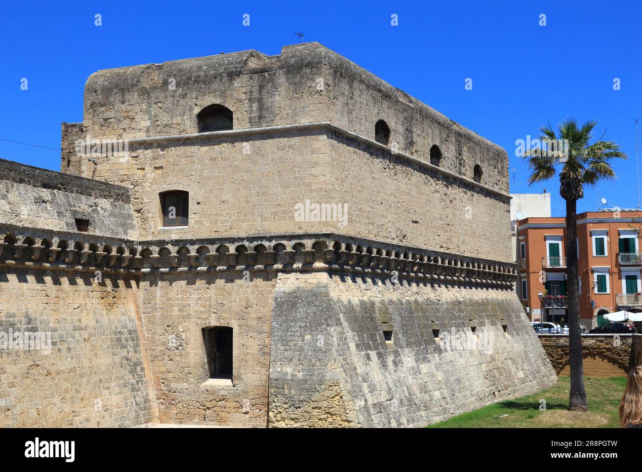 Bari city, Italy - Medieval Castle. Full Italian name: Castello ...