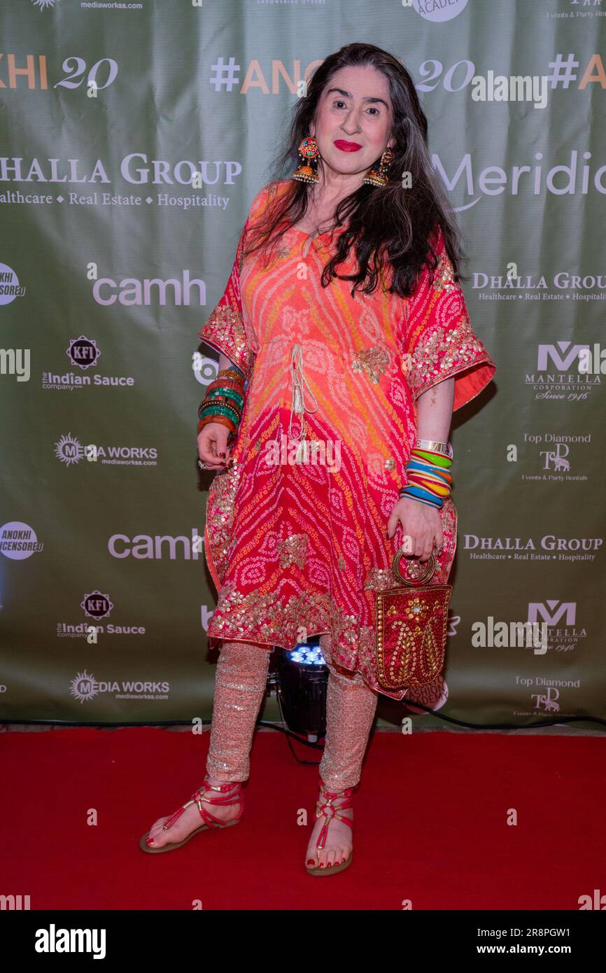 Toronto, Canada. 17th June, 2023. Hina Ansari attends ANOKHI's 20th ...