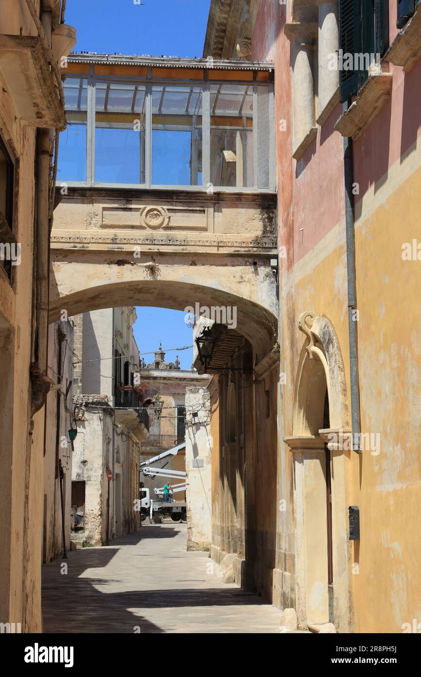 Nardo in Apulia, Italy. Italian town architecture Stock Photo - Alamy