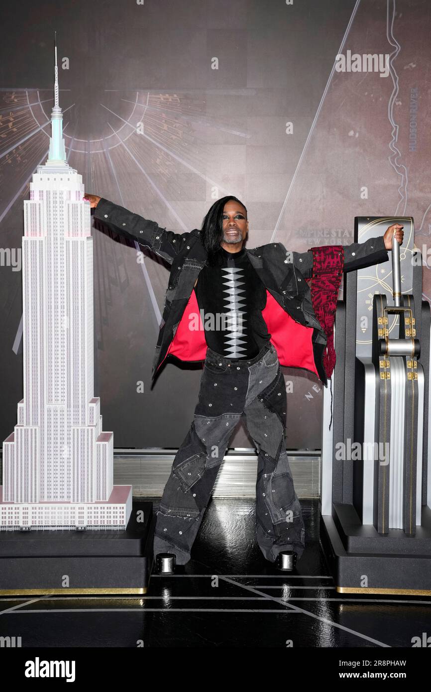 Billy Porter participates in the Empire State Building lighting ...