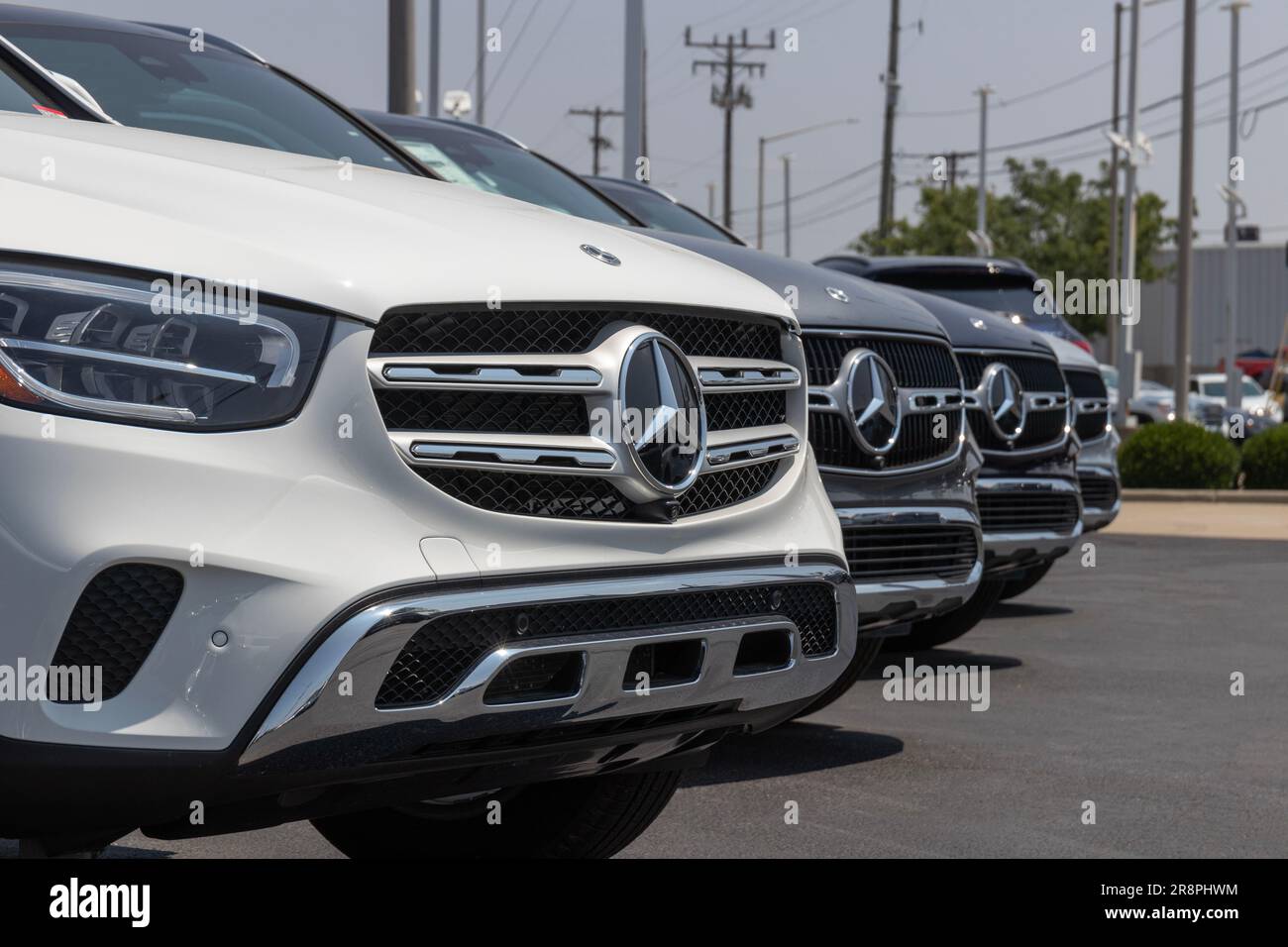 Lafayette - June 21, 2023: Mercedes-Benz GLC 300 4MATIC SUV display at ...