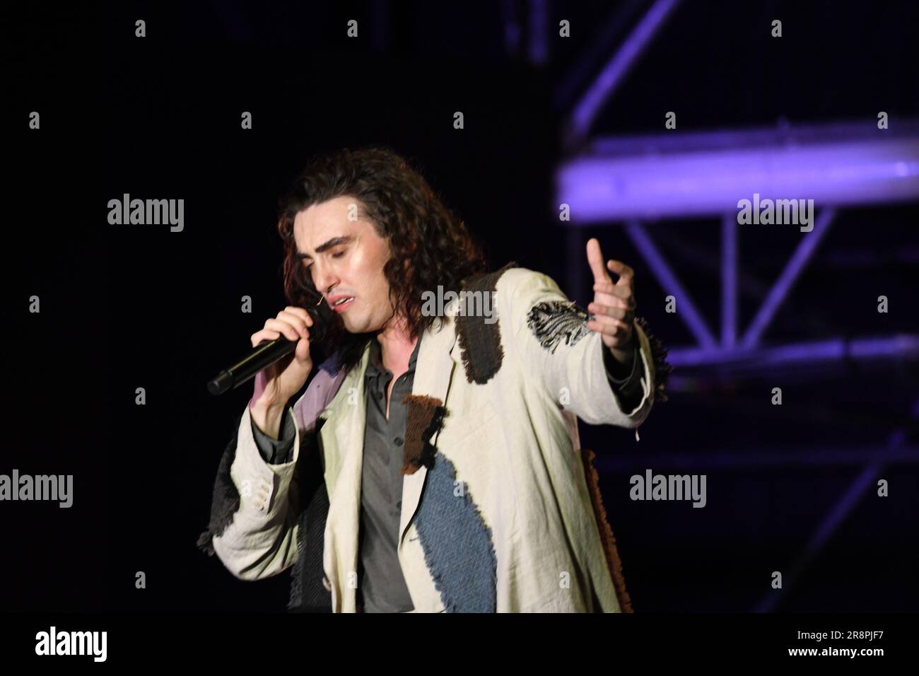 Castello Sforzesco, Milan, Italy, June 21, 2023, MIchele Bravi during ...